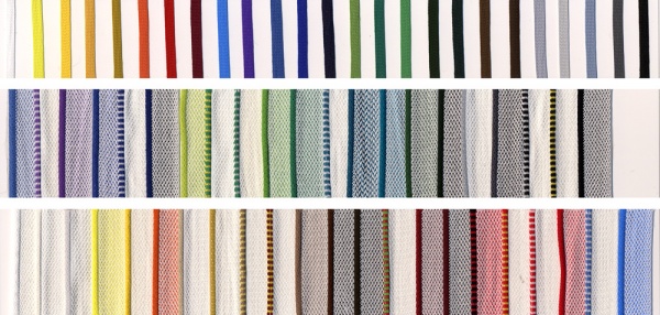 Kapitælbånd T 100 Højre hvid