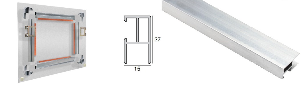 Aluminium Sub frame 27 x 15mm